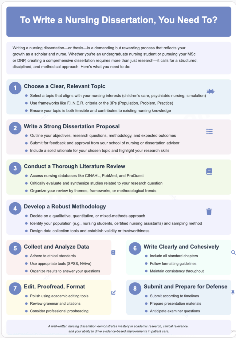 Nursing Dissertation Writing Guide With the Best Examples 2025