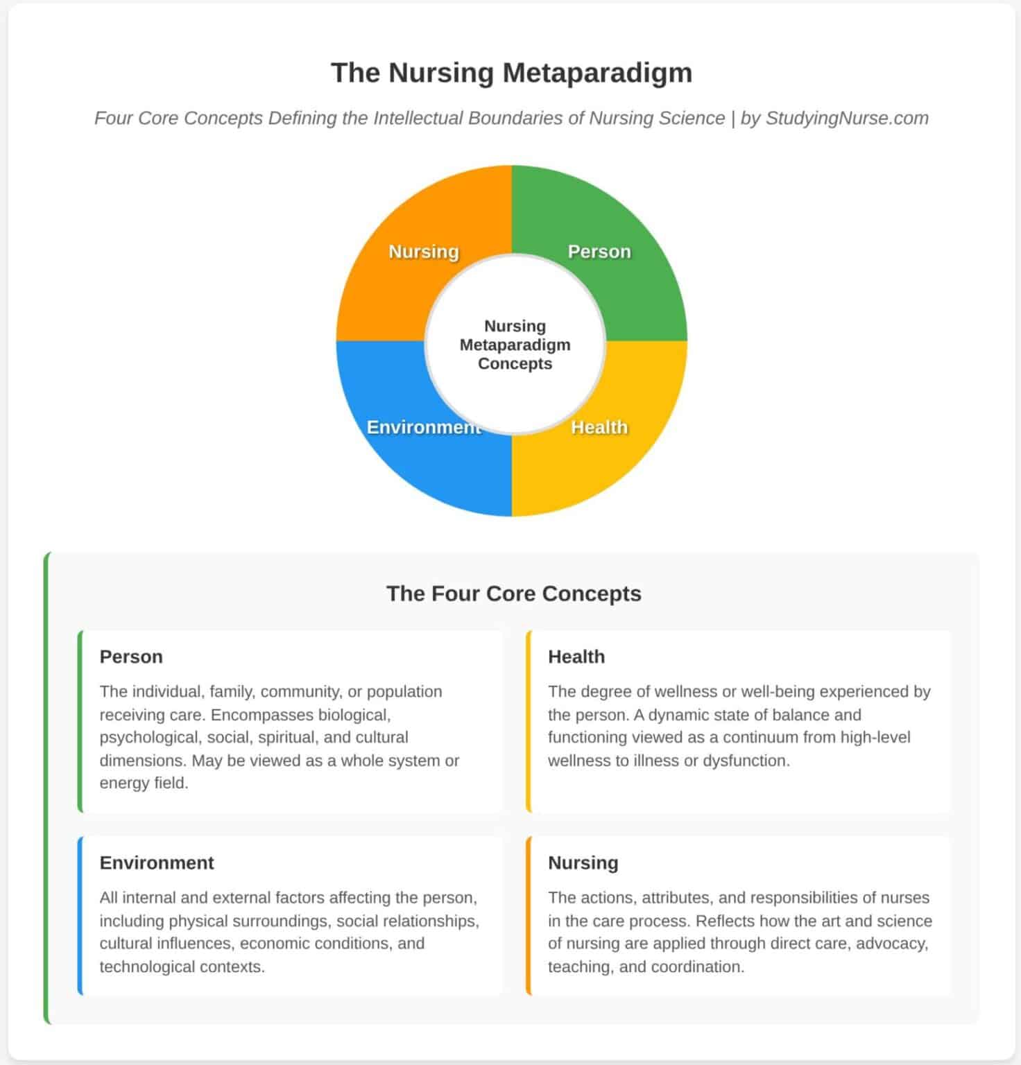 Conceptual Model Example Nursing Guide