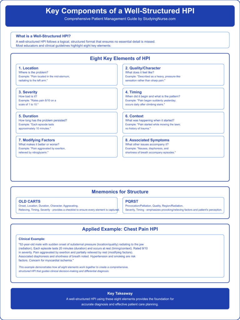 HPI Medical Abbreviation and the best HPI Examples for Nursing Students