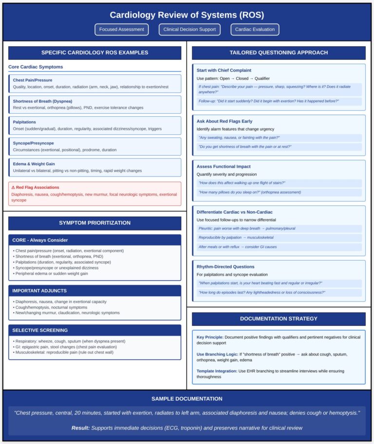 How to Write a Review of Systems ROS Examples, Templates and ROS Questions